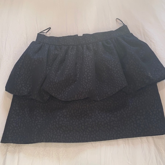 Zara | Skirts | Zara Black Ruffle Skirt | Poshmark